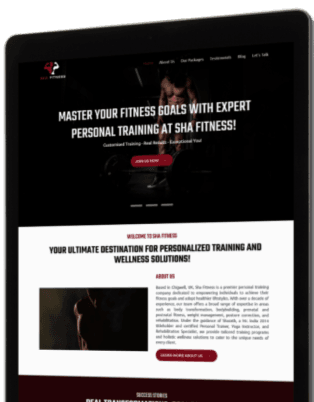 SHA Fitness Website Redesign | Personal Trainer Chigwell